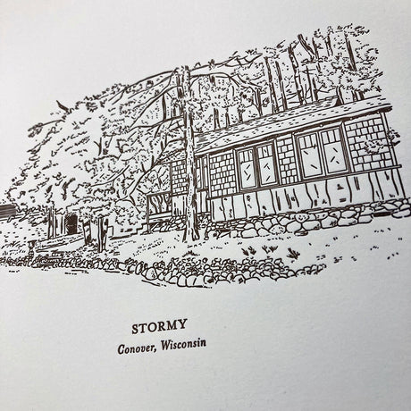 Custom Home Portrait – Bay View Printing Co