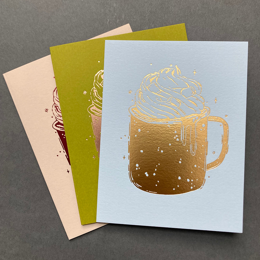Cozy Cocoa Boxed Card Set - The Shop | Bay View Printing Co.