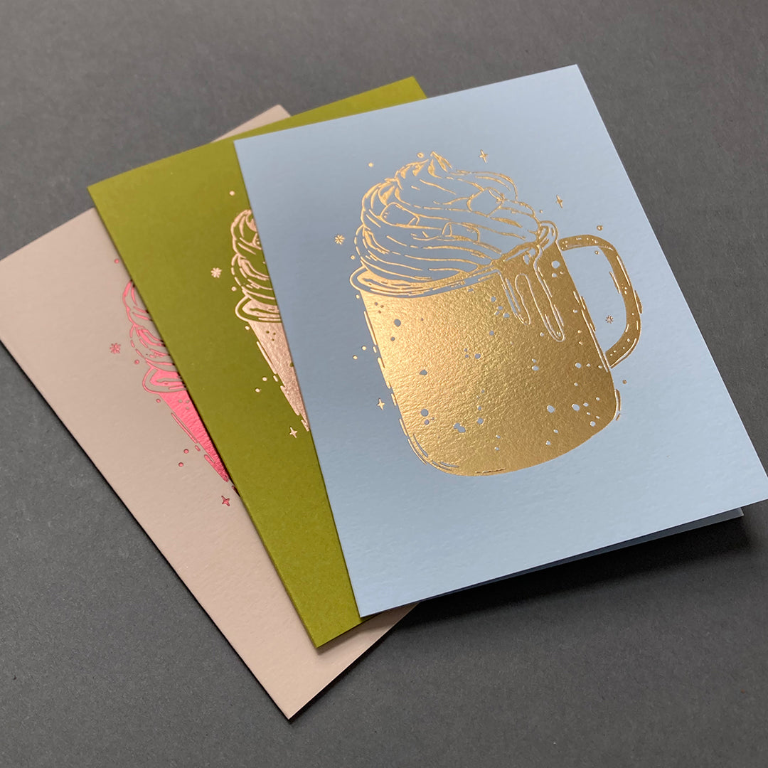 Cozy Cocoa Boxed Card Set - The Shop | Bay View Printing Co.