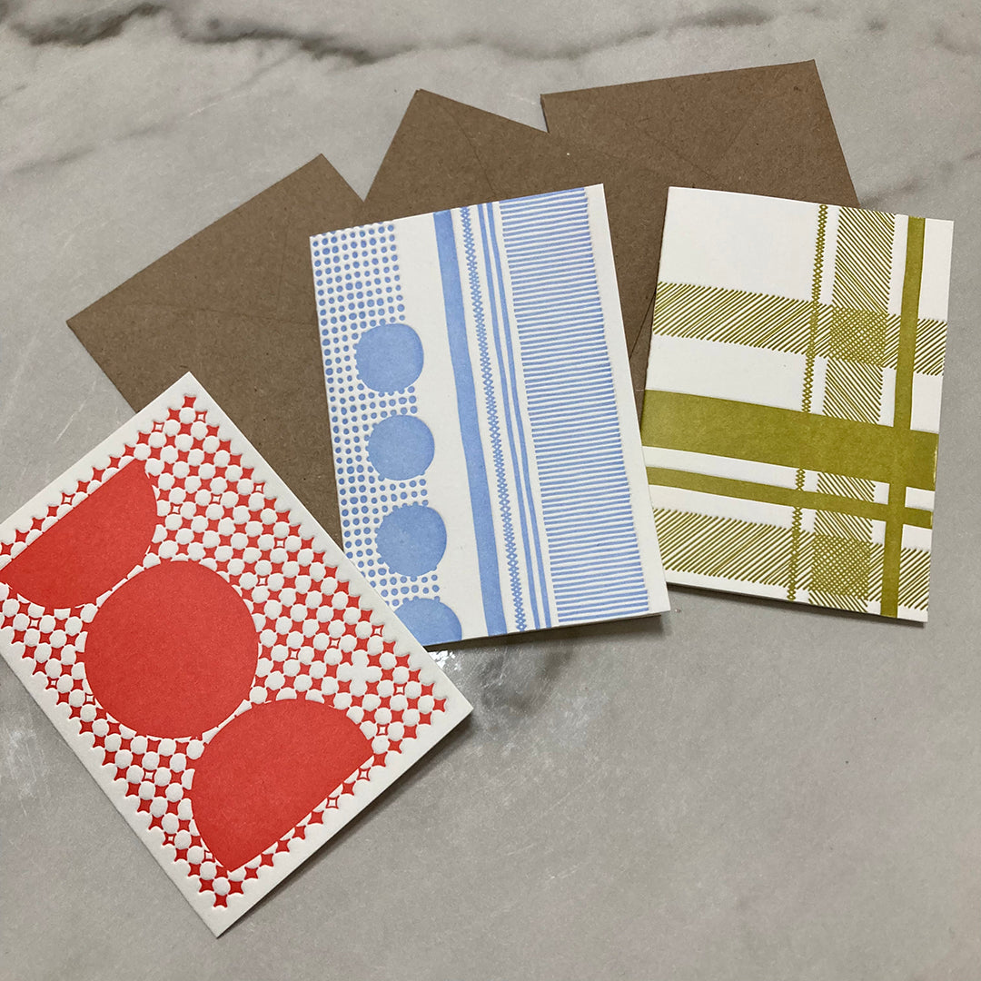 Pattern Play Mini Cards - The Shop | Bay View Printing Co.
